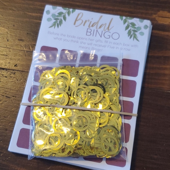 Party Supplies | Bridal Bingo Engagement Ring Confetti | Poshmark